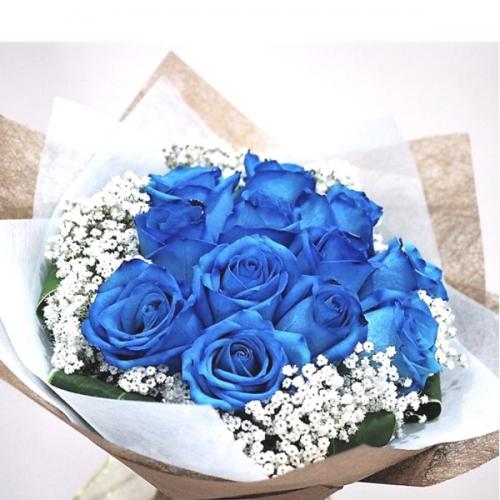 Buque Rosa Azul - Ambiance Floricultura | Comprar Flores